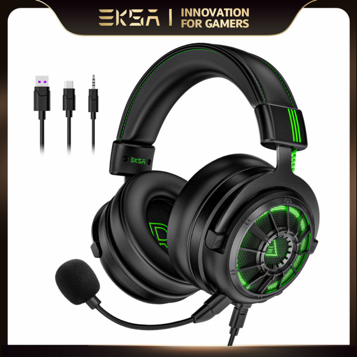 EKSA E5000 Pro Gaming Headphones for PC/PS4/Xbox/Switch, 7.1 Wired ...