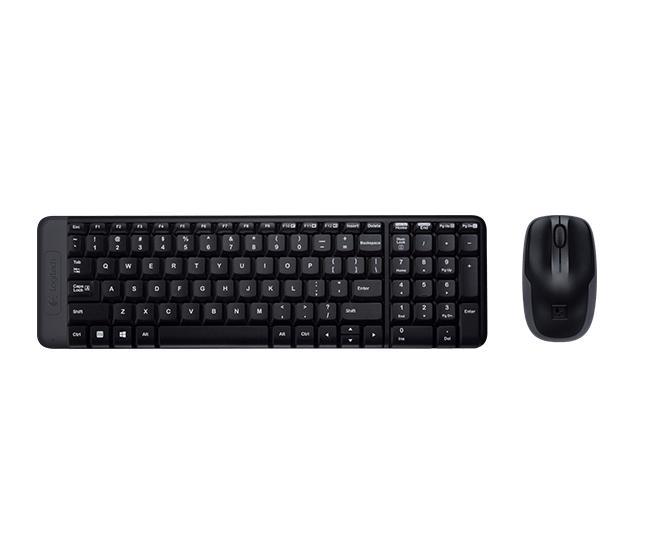 MK-220 Wireless Keyboard and Mouse Combo - Black | Daraz.com.bd