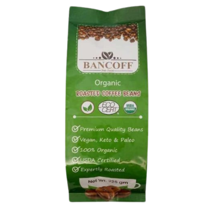 Bancoff 100% Organic Coffee Beans - 225 gm | Daraz.com.bd