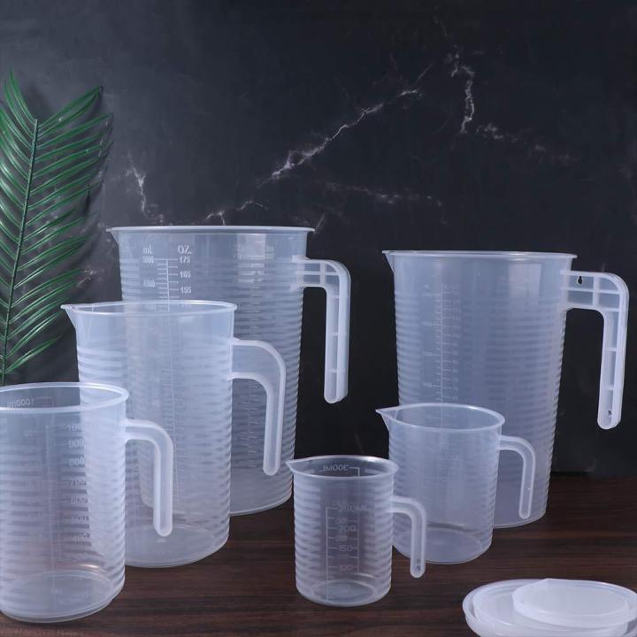 Multi Size Large-capacity Graduated Measuring Cup Transparent Plastic ...