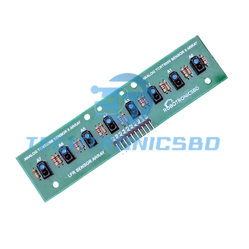 8-Array Line Follower Sensor Module (TCRT5000) with Green PCB – Made in ...