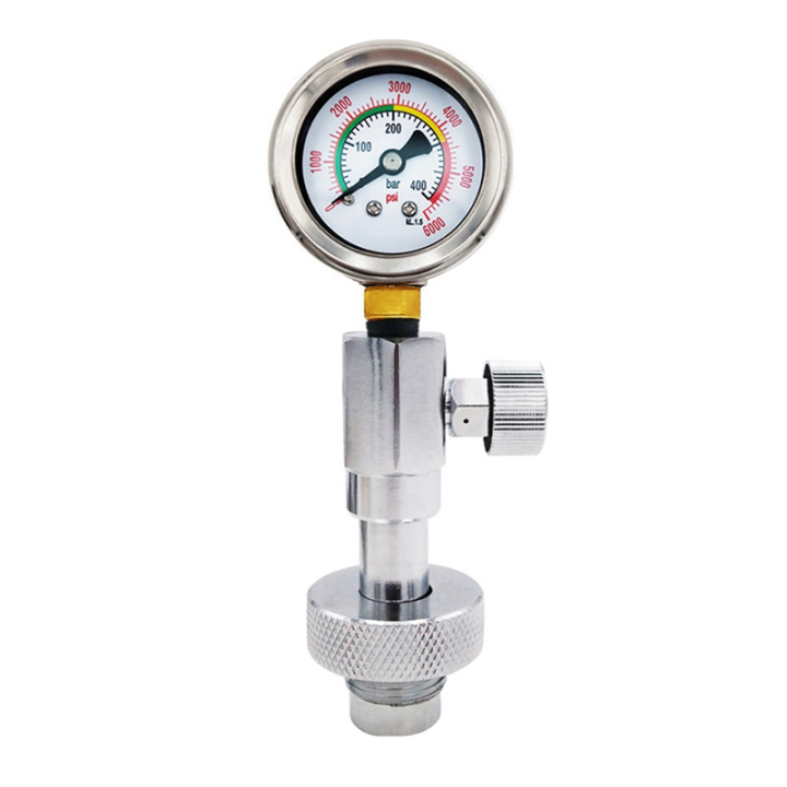 DIN Air Tank Pressure Checker with 400Bar Gauge Scba Tank Pressure ...