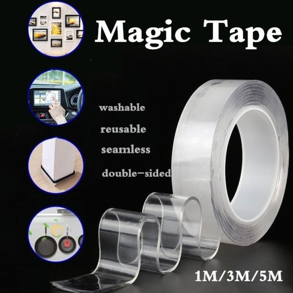 1M length 3CM width Nano Magic Double Side Adhesive Tape Nano Magic ...