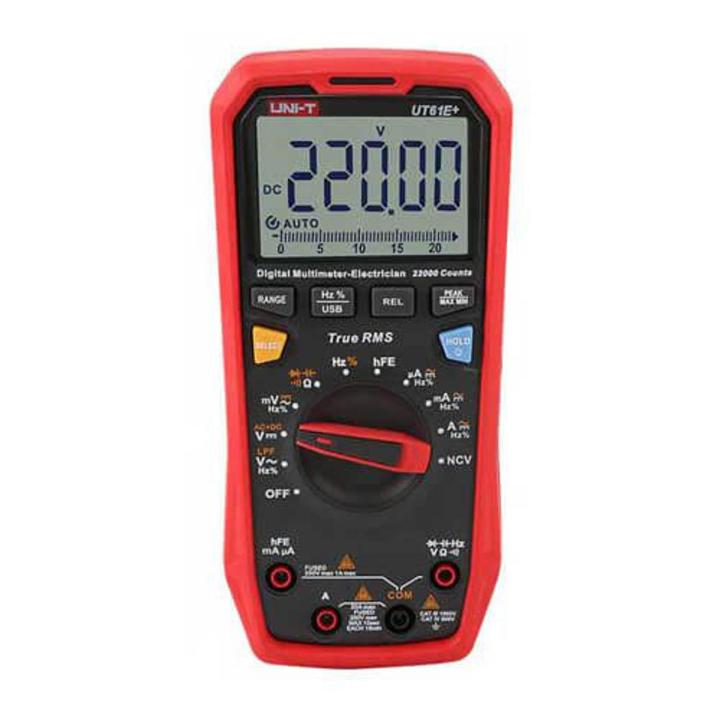 UNI-T Digital Multimeter UT61E+ Series True RMS 1000V Auto Range ...