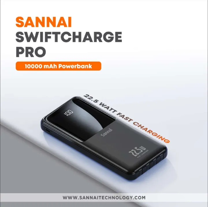Sannai SP-11 | 10000mAh 22.5W Fast Charging Supported Powerbank | Daraz ...