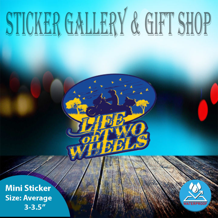 Bike Sticker | Life on Two Wheels | ( Waterproof & Premium quality ...