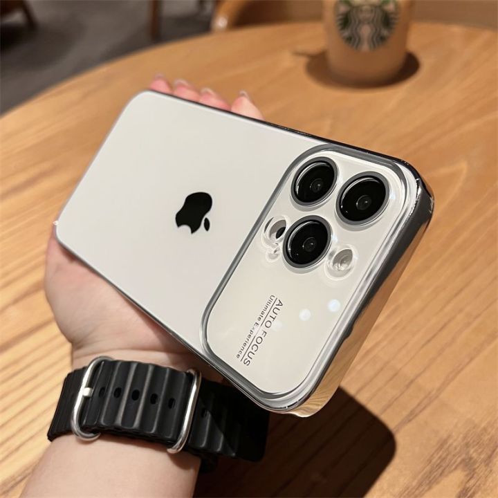 Large Window Matte Original Phone Case For iPhone 15 Pro Max Plus 14 13 ...