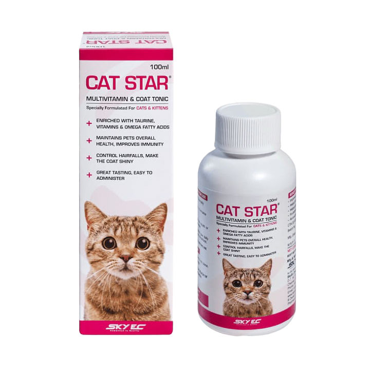 Cat Star Multivitamin & Coat Tonic 100ml | Daraz.com.bd