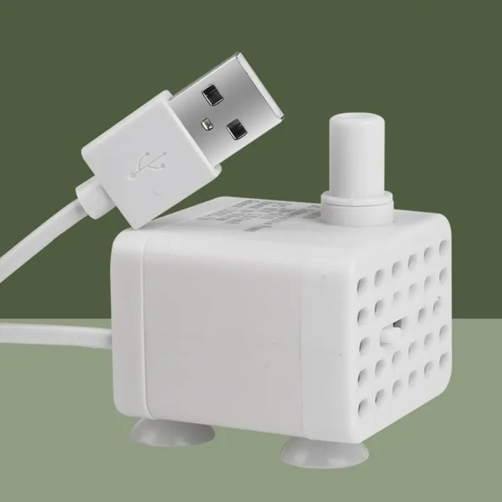 Water Circultaion Filter Low Pressure Aquarium USB Submersible Pump 3W ...