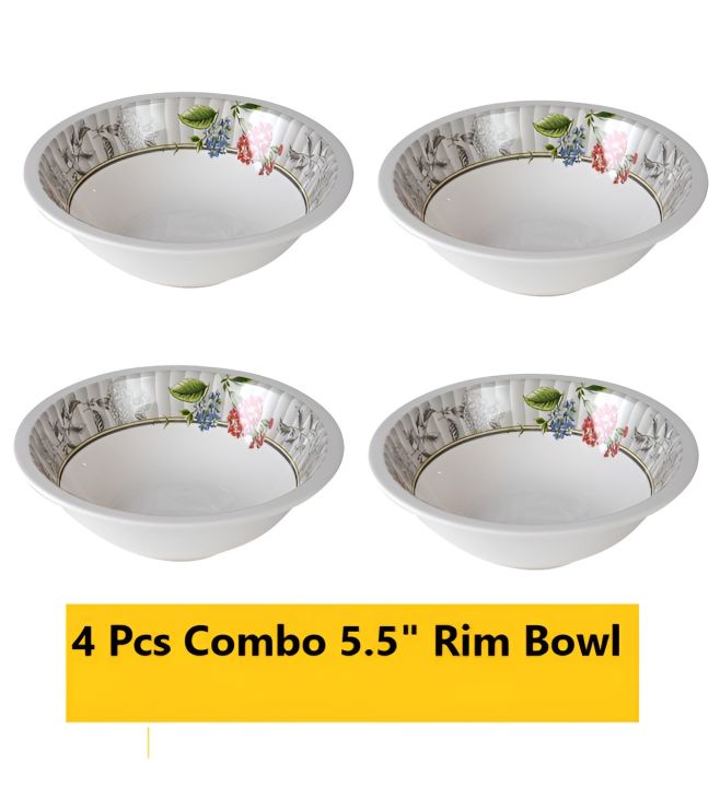 4Piece Combo 5.5 Inch Rim Bowl Tulip - Beautiful And Unique Bowl ...
