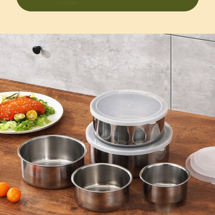5 Pcs Multifunctional Stainless Steel Protect Fresh Box | Daraz.com.bd
