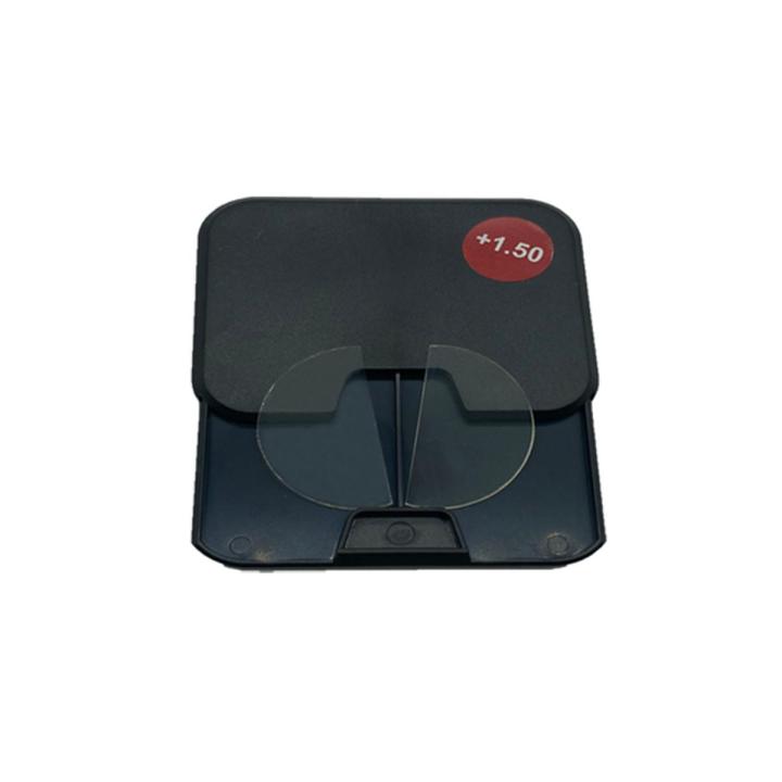 Portable 2 Pcs Stick-on Reading Glasses Lens Liquid Silicone Bifocal ...