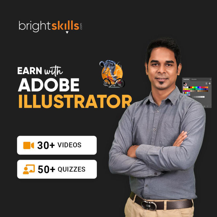 Earning with Adobe Illustrator - Bright Skills | Daraz.com.bd
