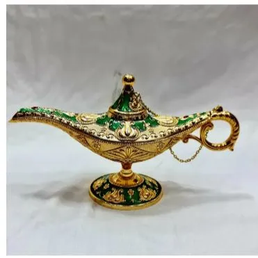 Aladin Lamp / Prodip Showpiece Magic Lamp/ Classic Metal Carved Aladdin ...