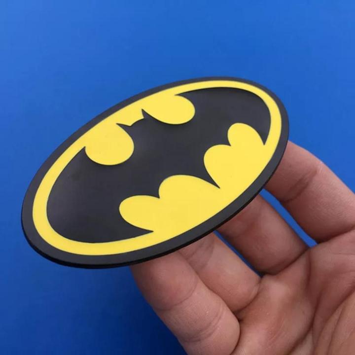1 Pcs 3D Metal Bat Logo Emblem Stickers Auto Car Emblem Badge Sticker ...