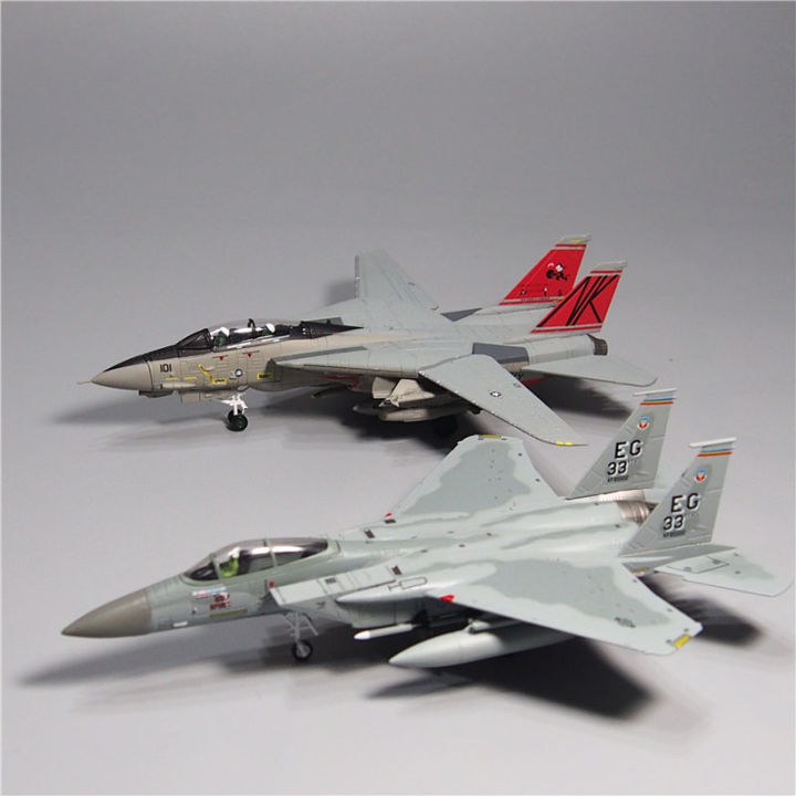Terebo 1/100 scale aircraft model USA F-15 fighter die-cast metal ...