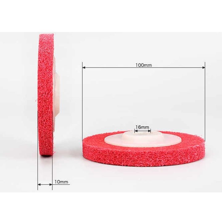 4 inch Nylon Fiber Polishing Wheel Sanding Buffing Disc (5 Pieces ...