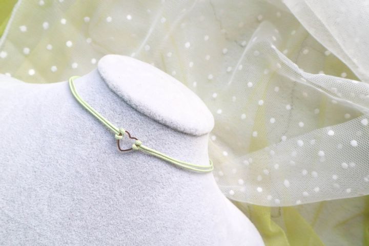 【3C VictoryEagle】Charm Choker Necklace Cute Avocado Short Collette For ...