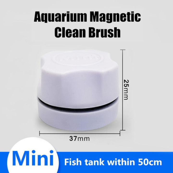 Magnetic fish tank brush aquarium cleaning glass window algae cleaner ...