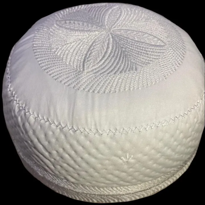 Kufia Bogis Cap (Machine Embroidered) | Daraz.com.bd