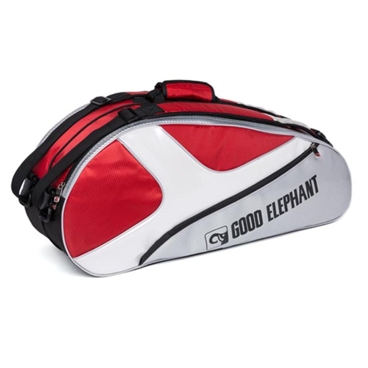 Sports Tennis Bag Backpack with Shoe Compartment for 3 Tennis Racquets ...