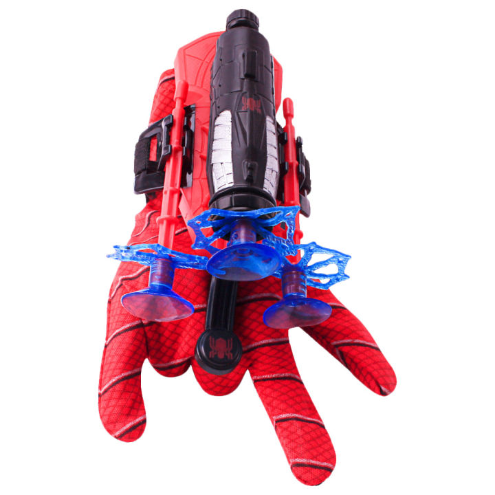 Anime Spider Web Figure Toy Kids Plastic Cosplay Glove Launcher Set ...