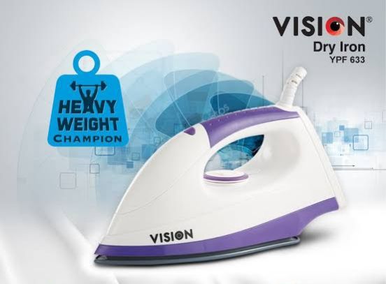 Vision Electric Dry Iron Steamer For All Fabric - Iron Machine VIS-DEI ...