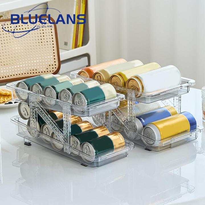 Soda Organizer Convenient Retractable Drink Storage Box Organize ...