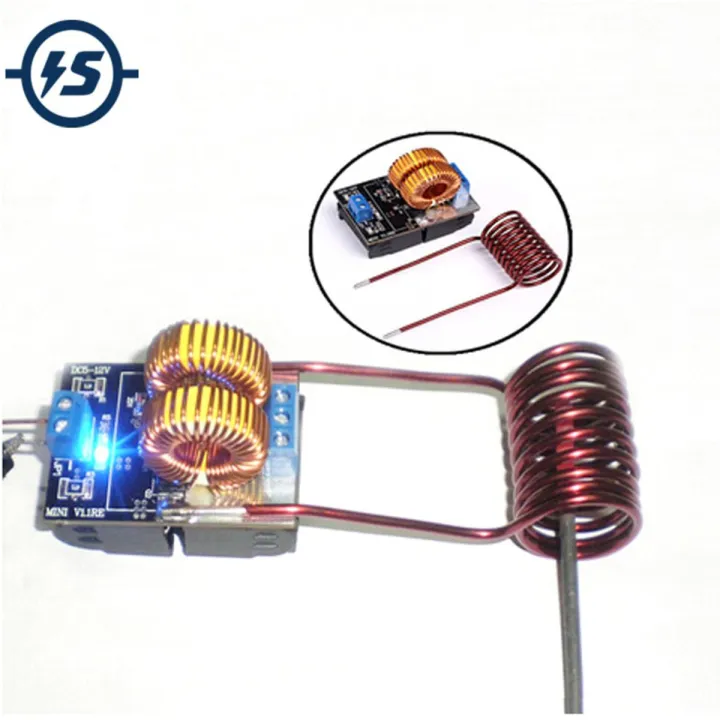 【happy one】Mini DC 5-12V 120W ZVS Induction Heating Board High Voltage ...