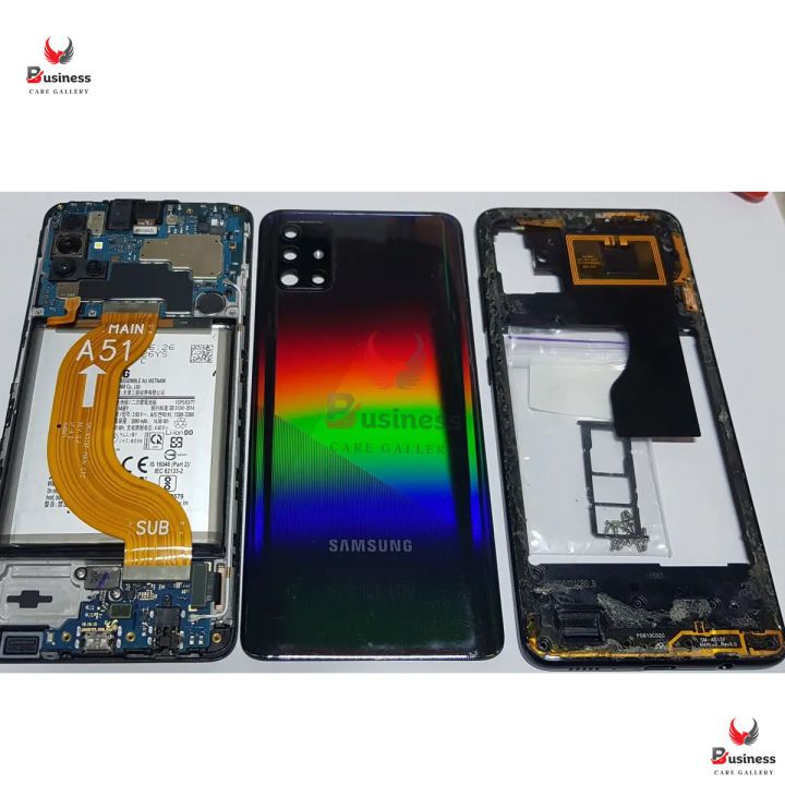 Replacement Backshell Panel + midel frame for Samsung Galaxy A51 ...