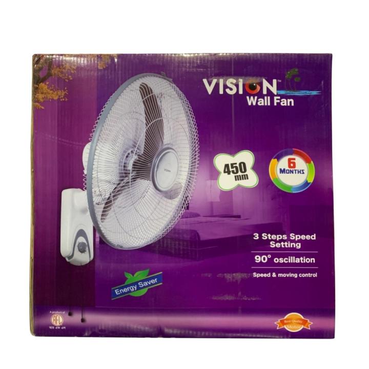 VISION Wall Fan 18" Gray | Daraz.com.bd