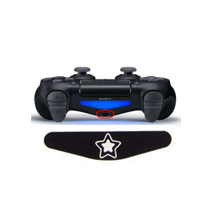 PS4 Game Controller LED Light Bar Sticker Decal (Star 2 Design) | Daraz ...