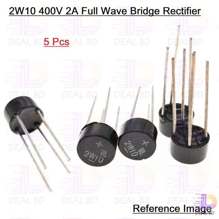 2W10 400V 2A Full Wave Bridge Rectifier-5Pcs | Daraz.com.bd