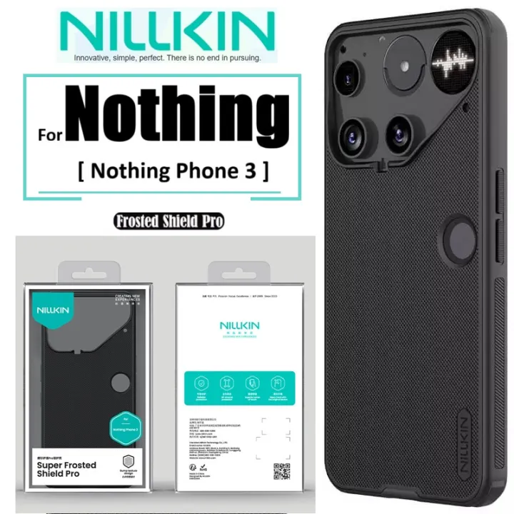 Nillkin { Nothing Phone 3 Back Case }. Super Frosted Shield Pro Clear ...