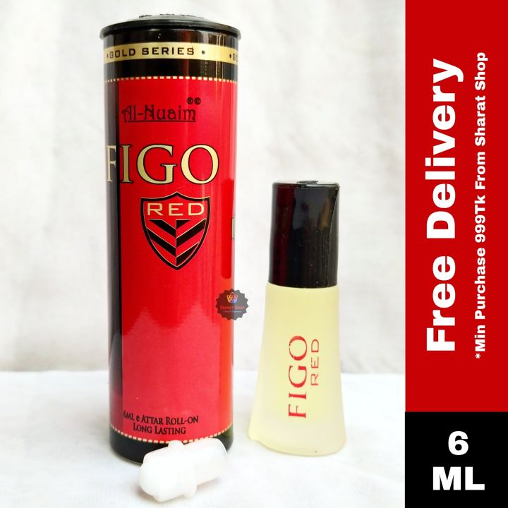 Al Nuaim Figo Red Roll On Attar Non Alcoholic Long Lasting Perfume ...