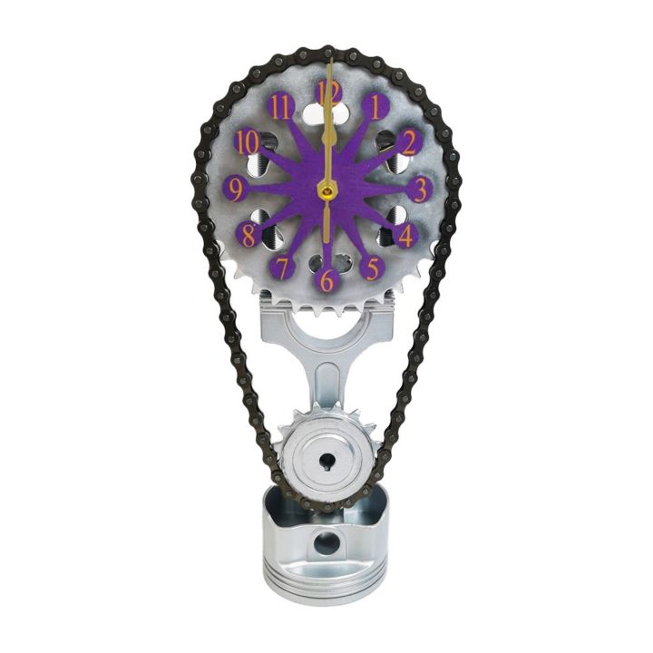 GC Motorized Chain Clock Mechanical Gear Clock For Living Room Bedroom ...