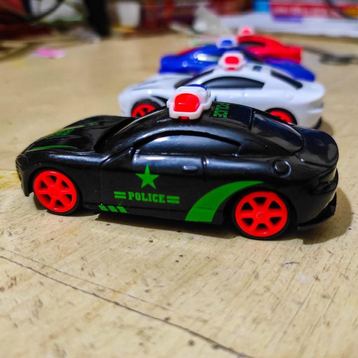 Poli-ce Toy Spring Car - Car Toy | Daraz.com.bd
