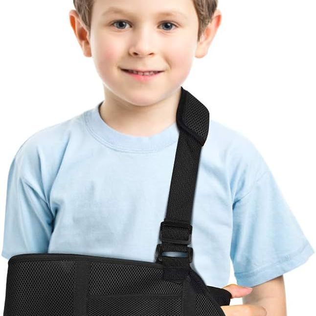 Arm Sling Kids, Breathable Child Arm Sling Support with Waist Strap ...