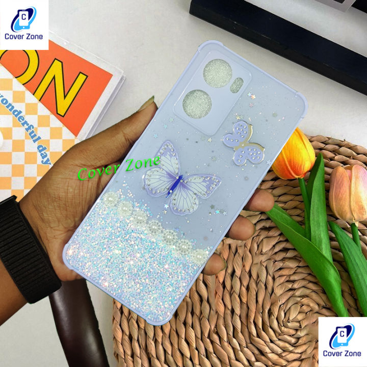 For OnePlus Nord N20 SE Phone Case Butterfly 3D Cute RhinestonesBling ...