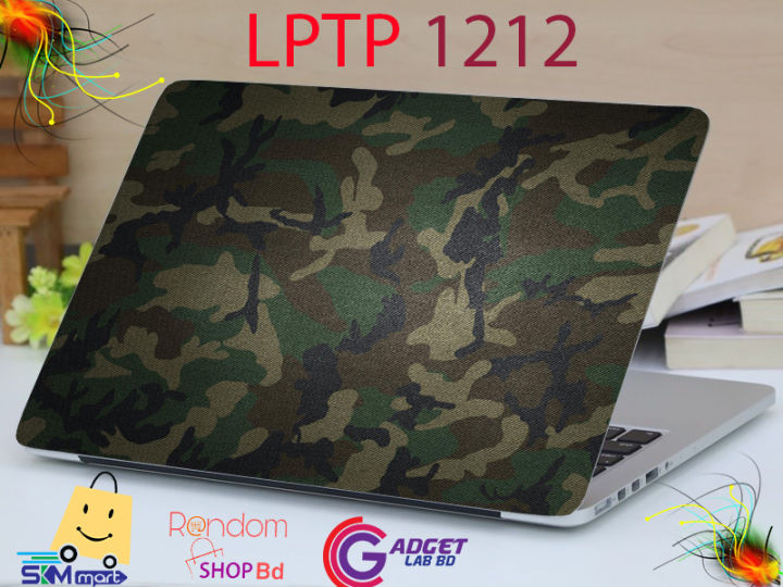 Laptop Sticker Laptop Skin Sticker & Laptop Skin for laptop Back Side ...