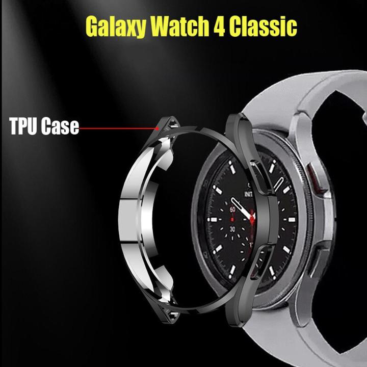 2022 New Protective Case For Samsung Galaxy Watch4 44 40mm Classic 42 46mm Screen Protective TPU ...
