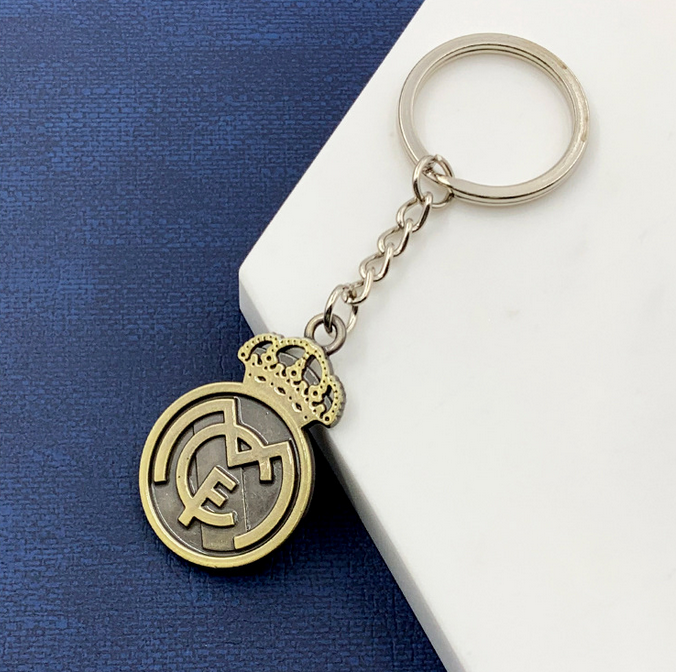 Real Madrid CF Football Team Logo Fans Badge Keyring | Daraz.com.bd