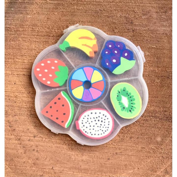 Fruits eraser set | Daraz.com.bd
