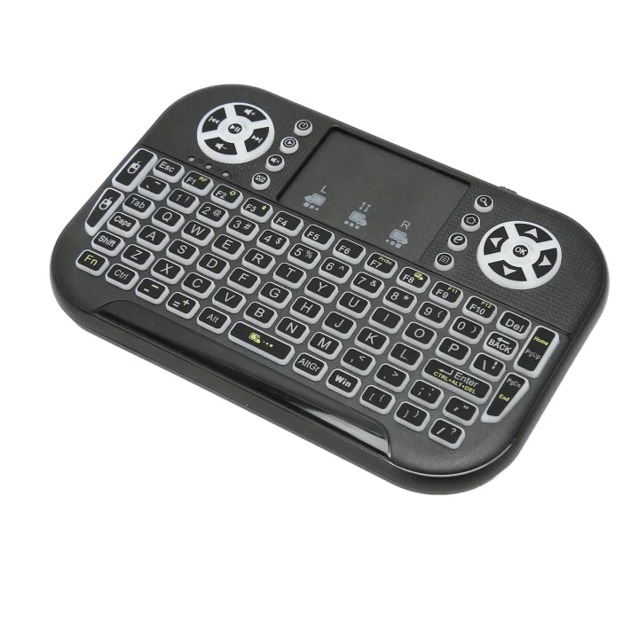 Mini Wireless Bluetooth Keyboard with Touchpad Support 2.4GHz RF Multi ...