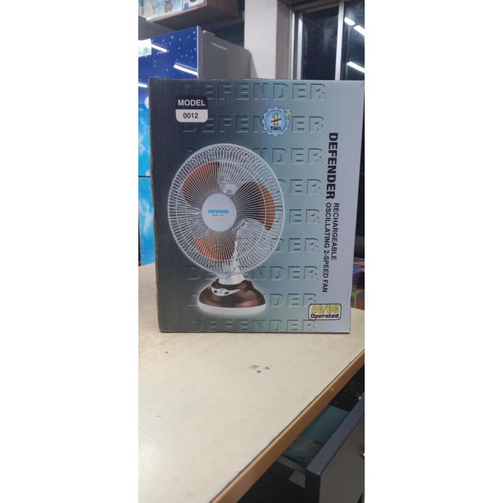 Defender 12" Oscillating to speed fan AC/DC | Daraz.com.bd