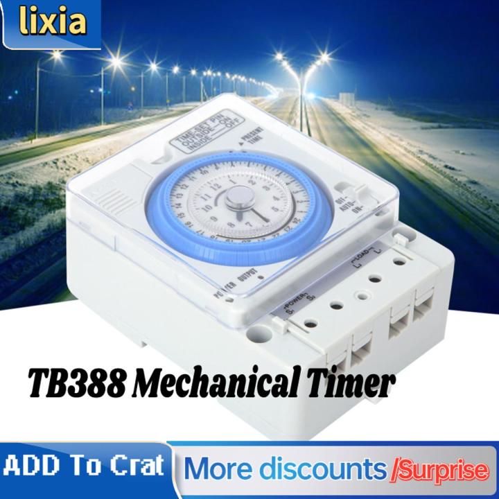 Nax Tb388 Mechanical Timer 15 Minutes 24 Hours Switch Relay Ac220V 10A ...