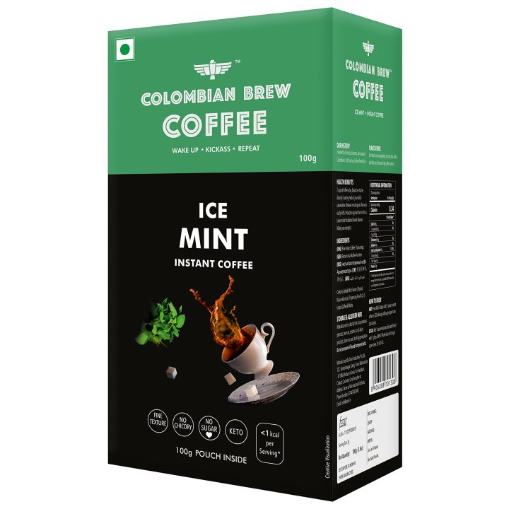 Colombian Brew Mint Instant Coffee Powder, 50g | Daraz.com.bd