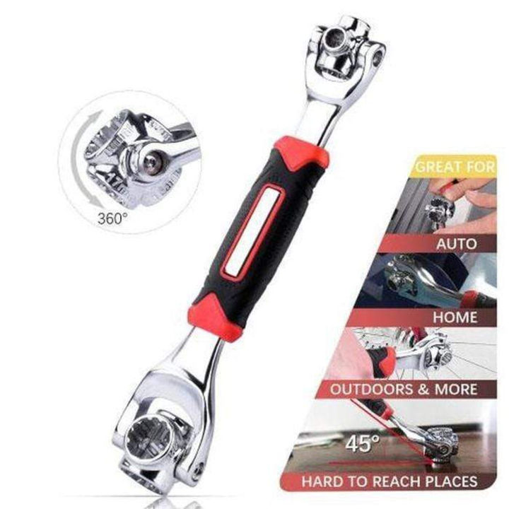 Socket wrench, 360 Degree Multipurpose Tiger Wrench 8 in 1 Tools Socket ...