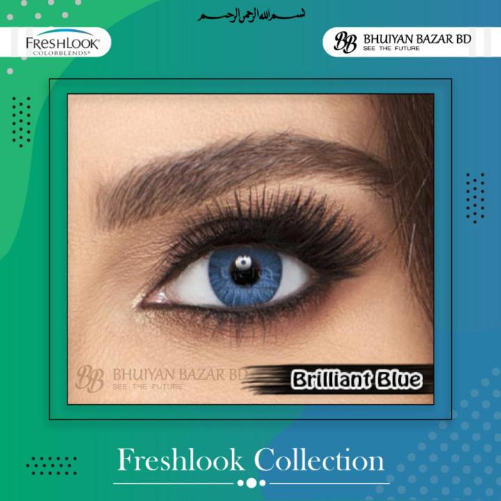 Freshlook Brilliant Blue contact lens | Daraz.com.bd