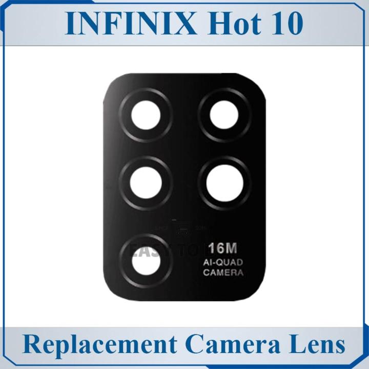 For Infinix Hot 10 camera Rear Facing Camera Glass Lens main | Daraz.com.bd